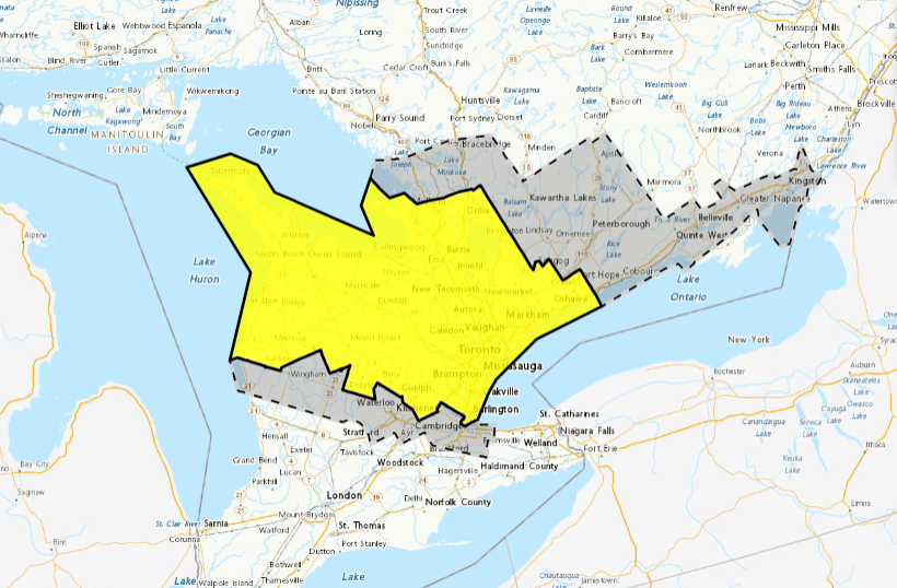 Toronto, GTA under 'snowfall' warning expected to impact Monday morning ...