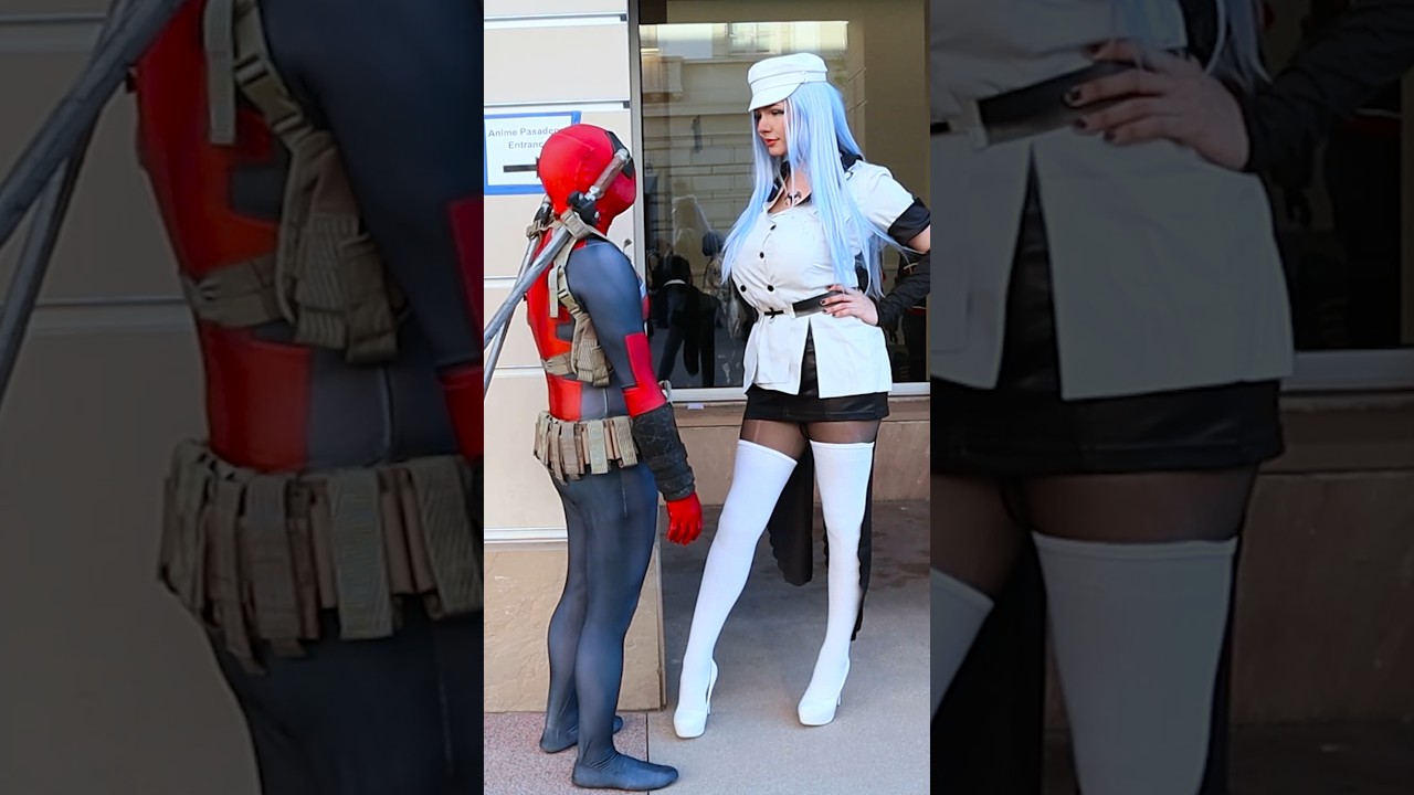 Deadpool meets Esdeath #deadpool #esdeath #cosplay