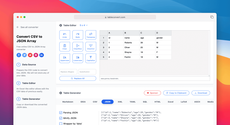 Cómo convertir JSON a CSV de forma sencilla y profesional