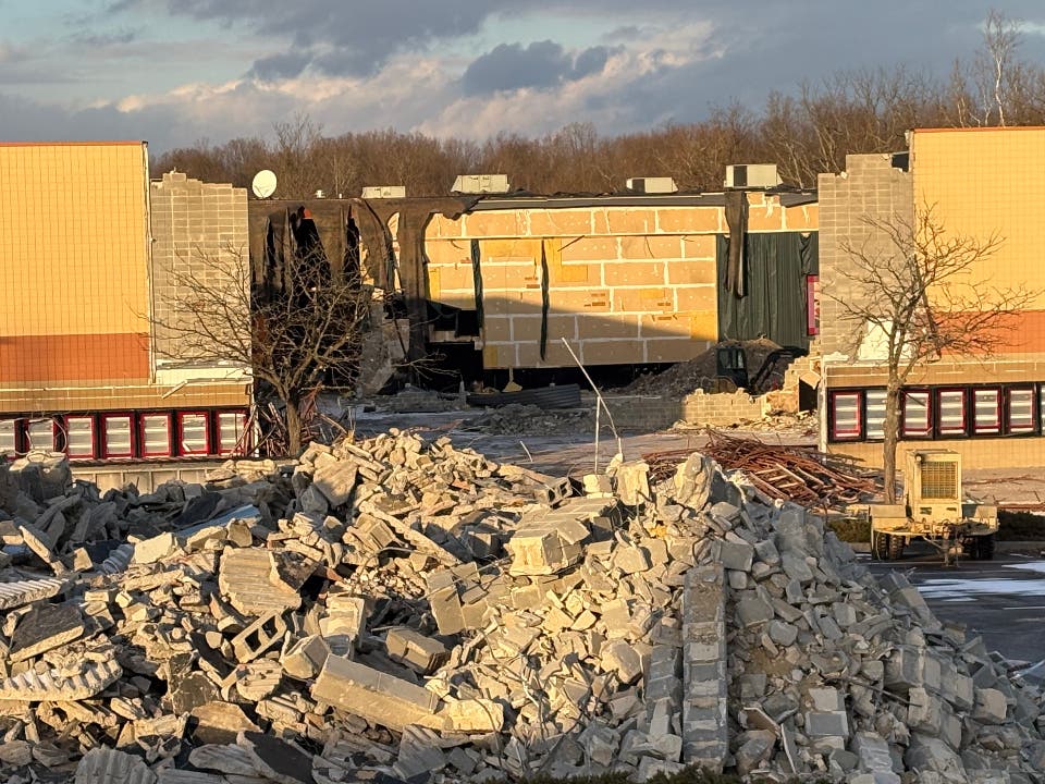 Cinema demolition clears way for Barn Plaza expansion in Doylestown ...