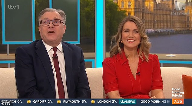 GMB's 'cramped' new studio sees hosts Ed Balls and Susanna Reid having ...