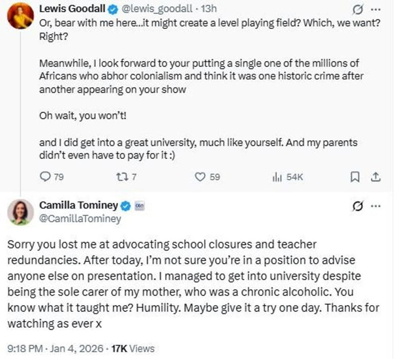 'Wind your turtle neck in!' Camilla Tominey dismantles LBC's Goodall ...