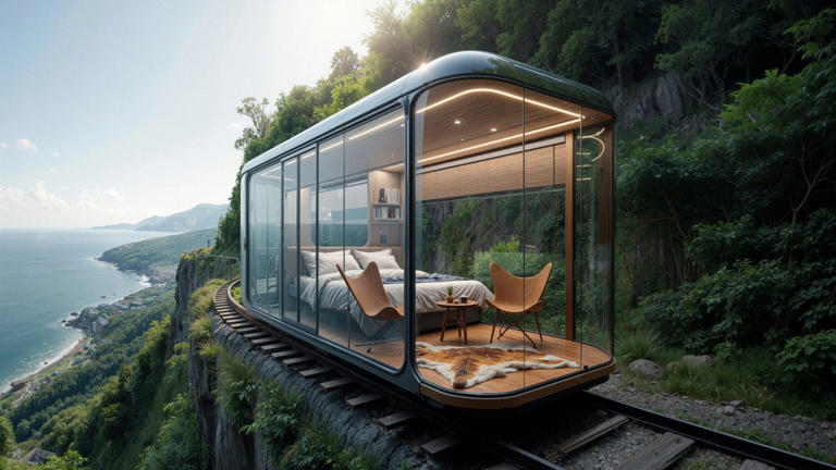 Designers unveil jaw-dropping plans for futuristic moving hotel resort