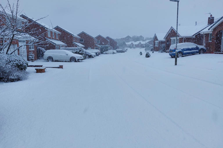 White out in Hartlepool as fresh snowfall blankets the town