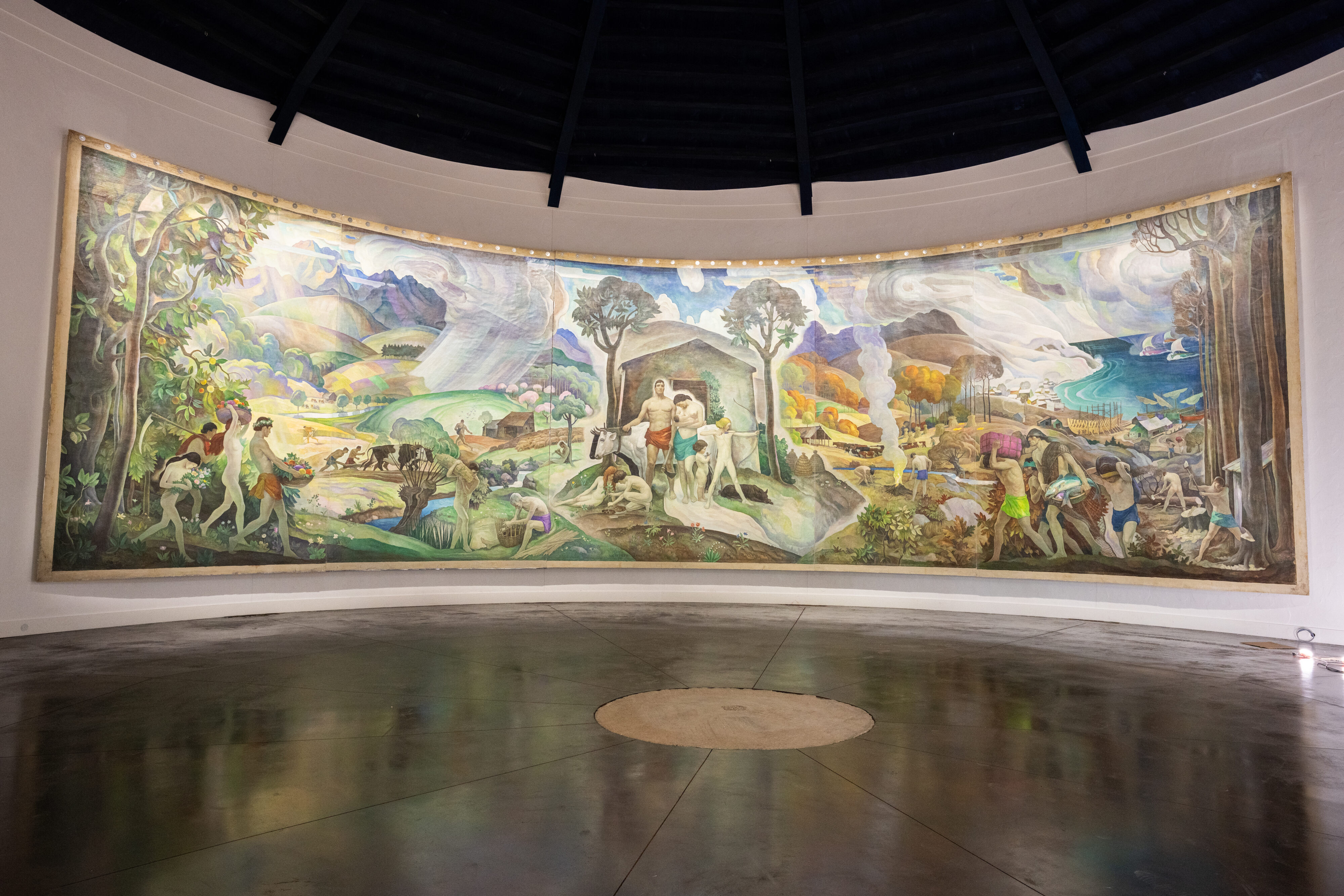 A colossal 1932 NC Wyeth mural is reborn