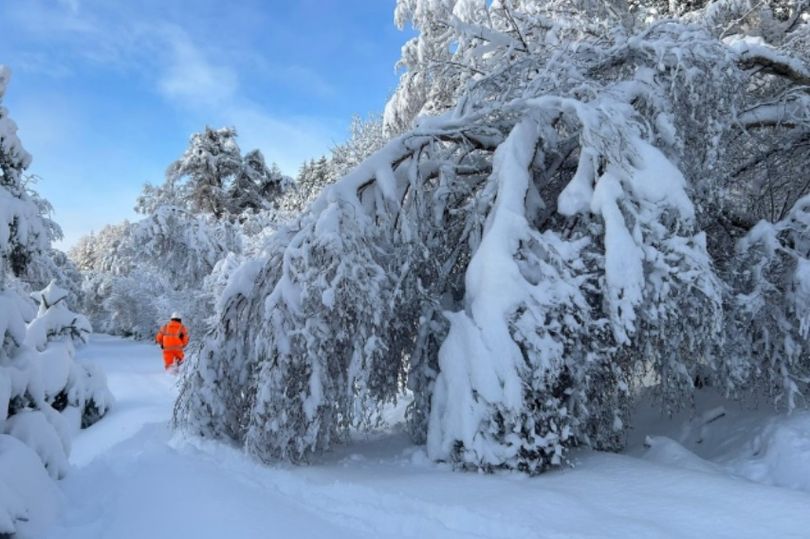 79 parts of UK face '1 to 4 inches' of snow on Tuesday according to Met ...