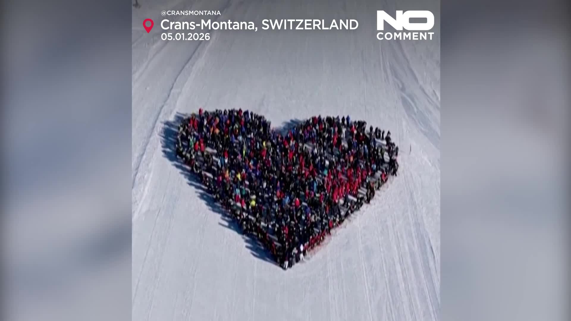 Heartfelt tribute in Crans-Montana for fire victims and rescue workers