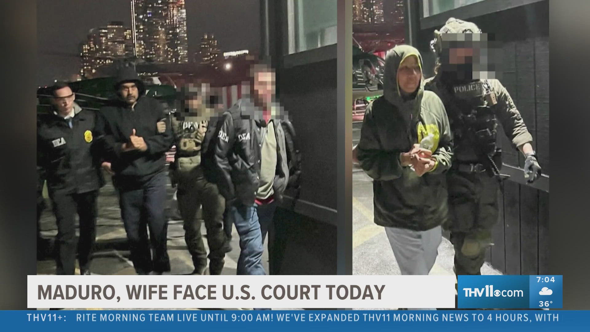 Maduro & Wife face US court today