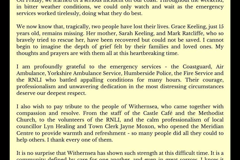 ‘I cannot begin to imagine the depth of grief’ - Graham Stuart MP on ...