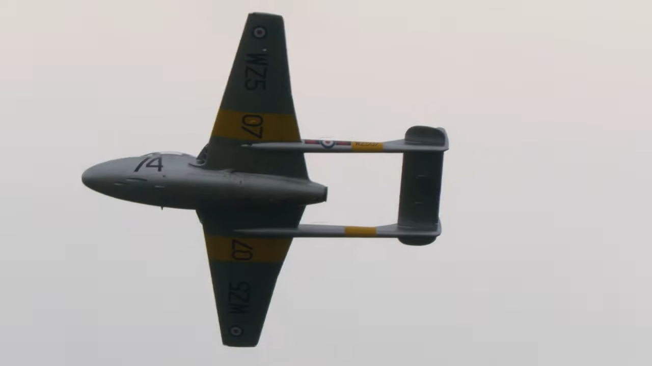 The first public flight in years