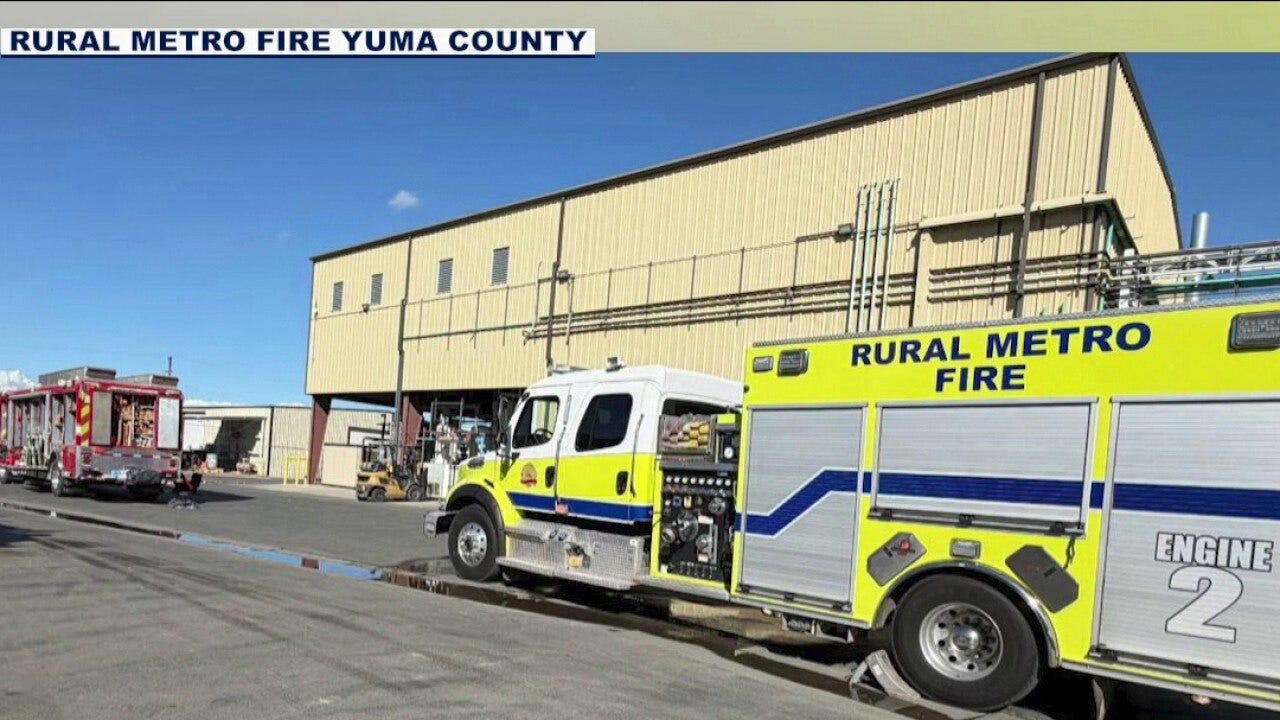 Yuma man gets trapped inside chemical mixer