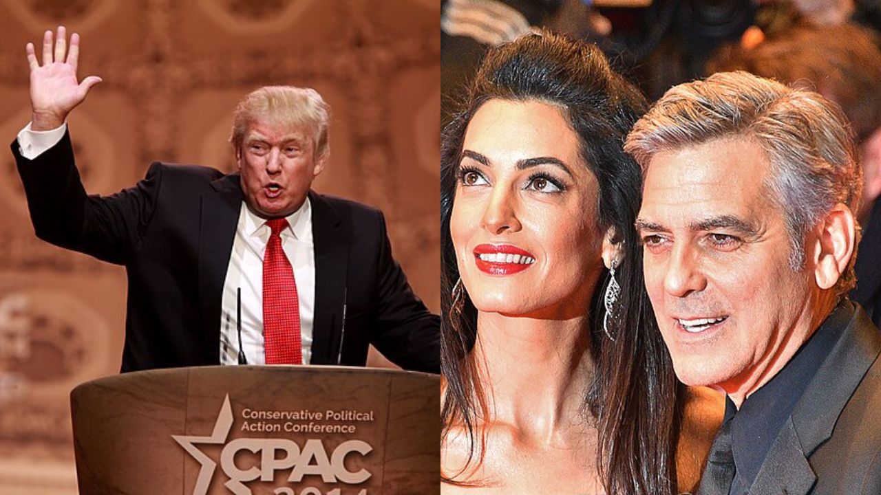 George Clooney reageert op aanvallen van Donald Trump na verhuizing van ...