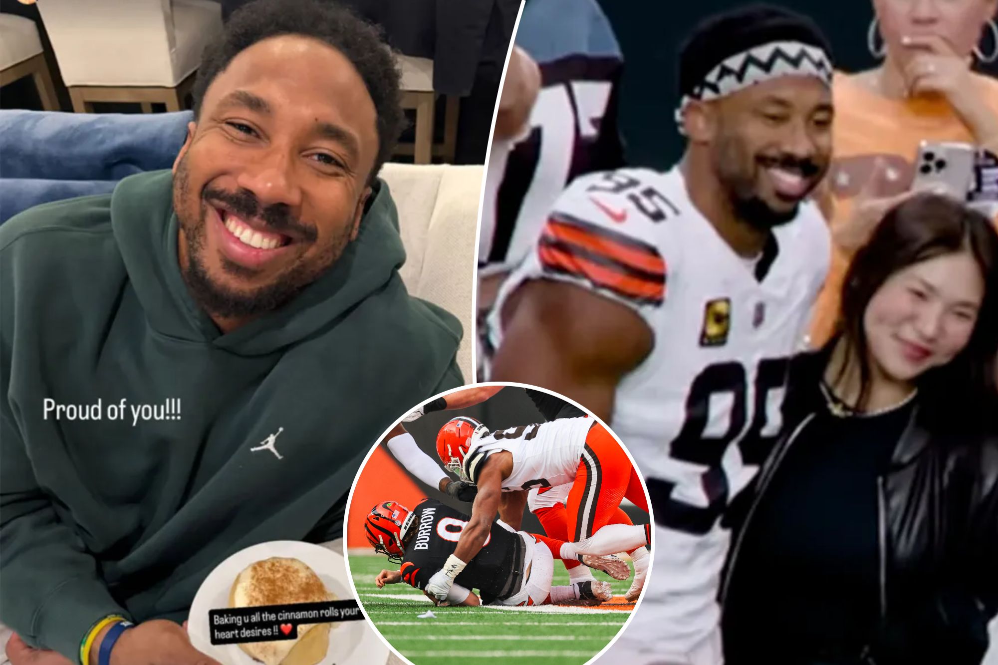 Chloe Kim shares three-word message after boyfriend Myles Garrett ...