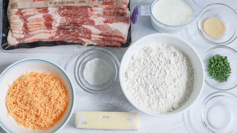 Bacon-cheddar drop biscuit recipe
