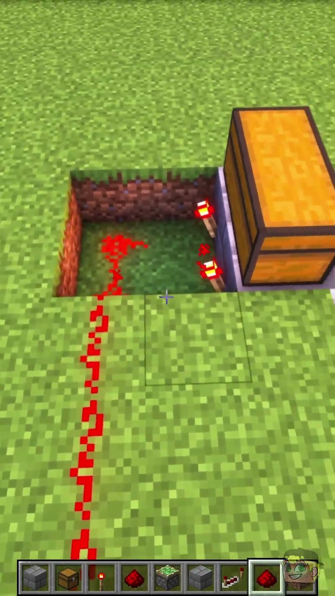 Creating chest traps in Minecraft