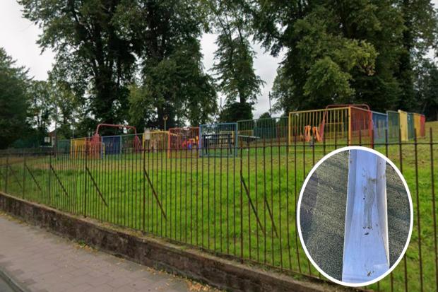 Playground cleaned after reports of vandalism involving dog poo