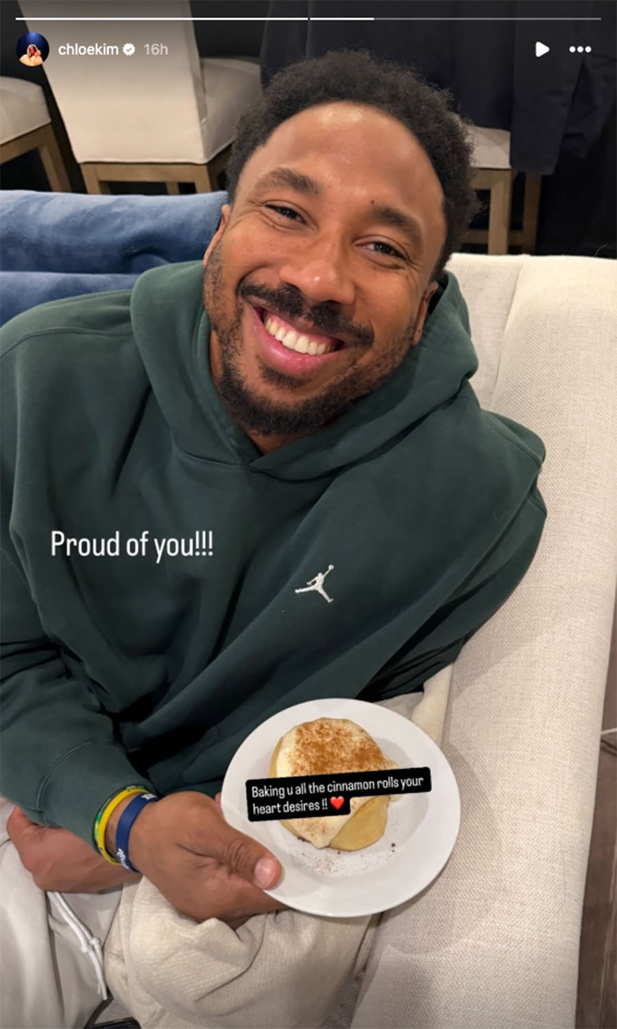 Chloe Kim shares three-word message after boyfriend Myles Garrett ...