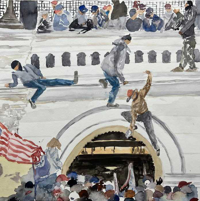 Painting history: Upper West Side artists commemorate Jan. 6 Capitol ...