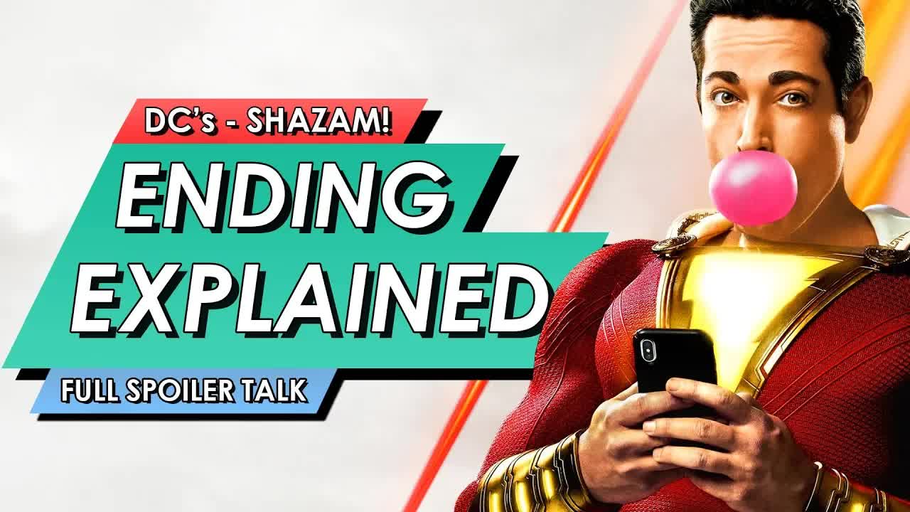 Shazam ending explained breakdown + post credits scenes, hidden easter ...