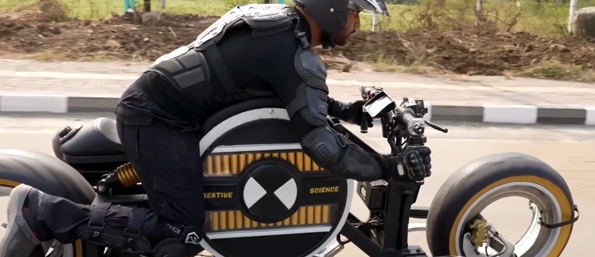 Indian engineering students unveil AI-powered electric superbike built ...