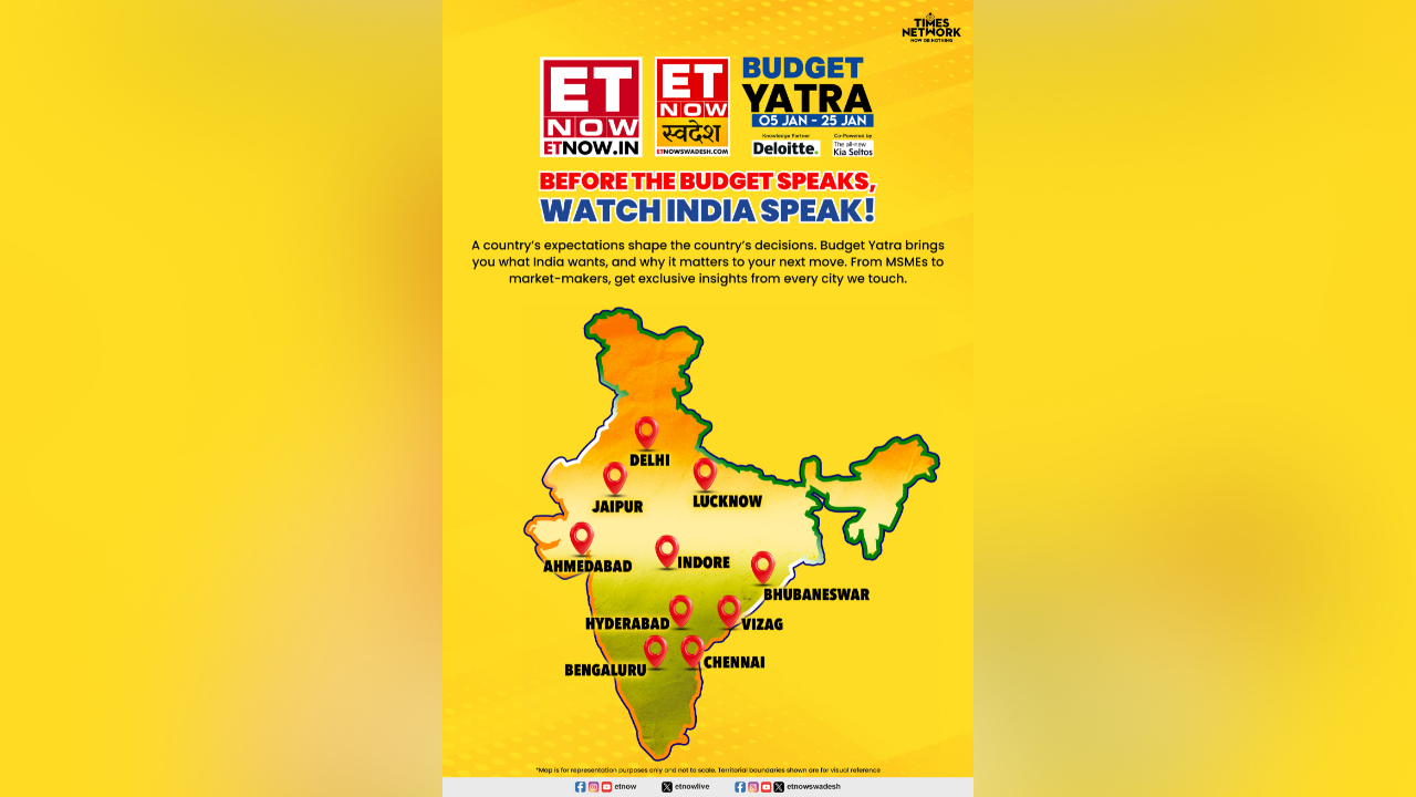 ET NOW & ET NOW Swadesh launches 'Budget Yatra 2026' to capture India’s ...