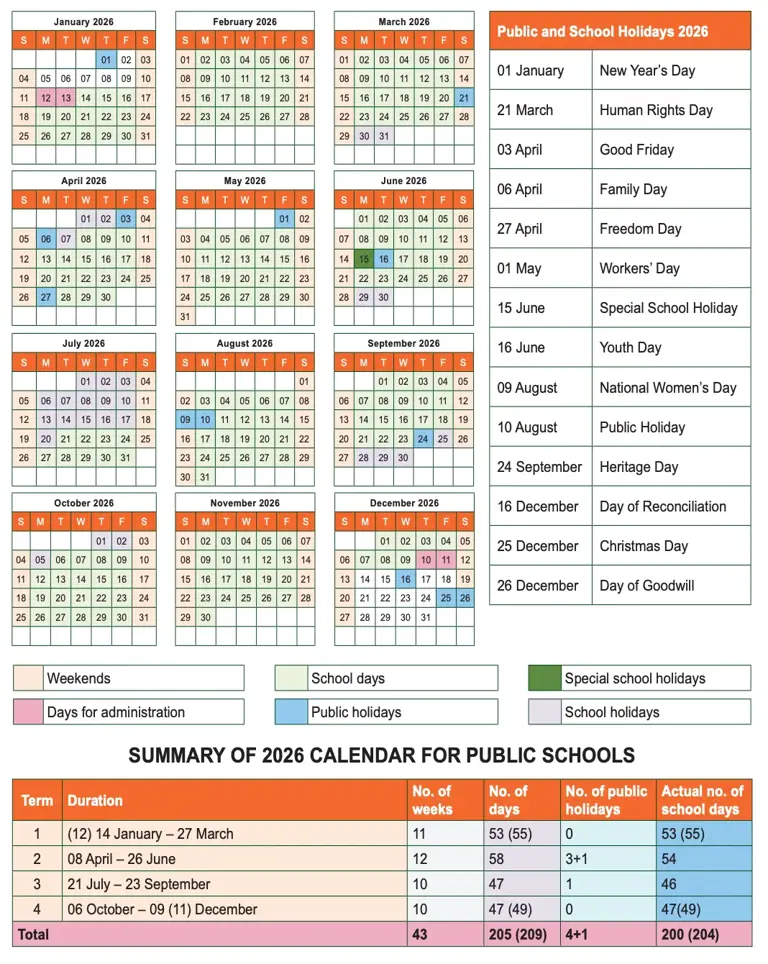 School calendar 2026 | All the term dates and holidays
