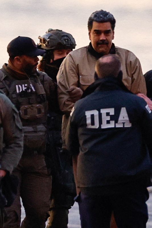 Nicolás Maduro llega a tribunal federal de Nueva York