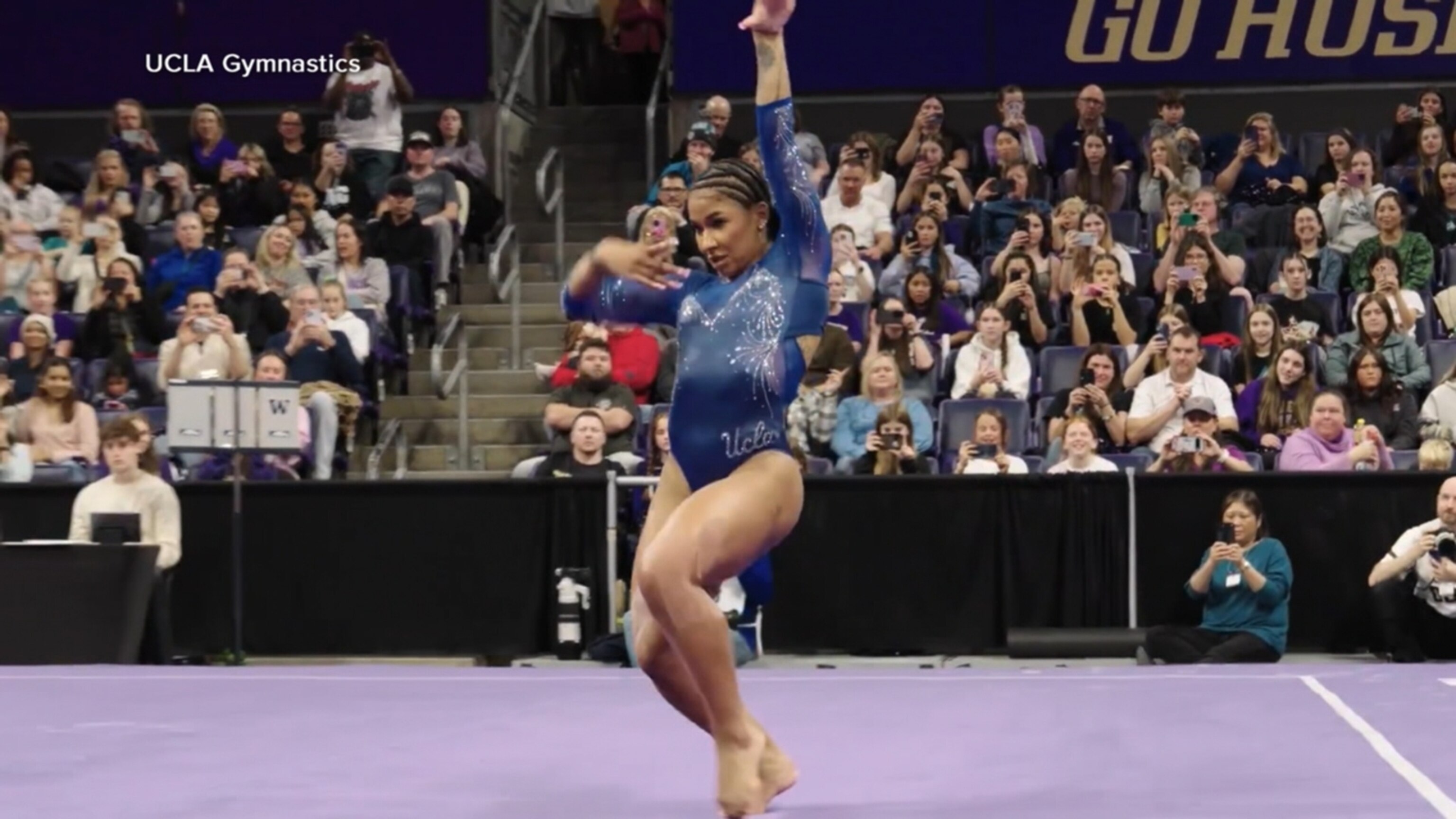 Jordan Chiles sweeps 'Best of the West Quad' college event