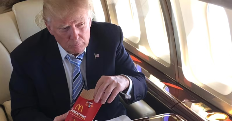 Trump’s fast-food order has fans saying 'no wonder everyone says he smells'