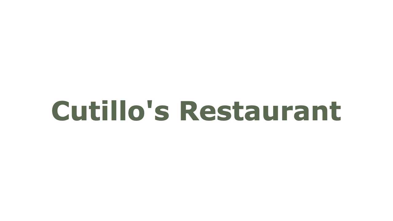 Best fine dining in the Hudson Valley in 2025: Cutillo's Restaurant
