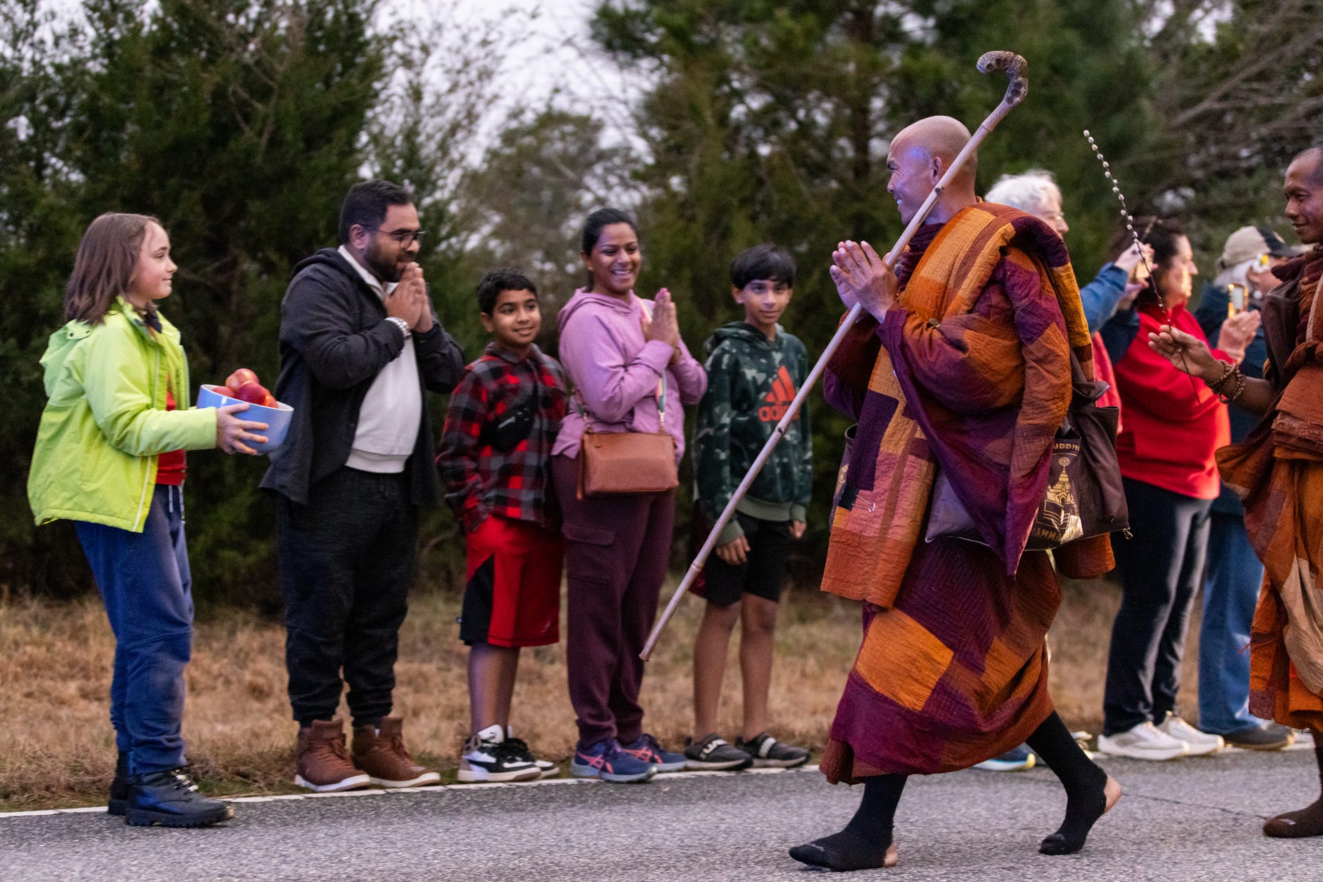 Where is Walk for Peace? Monks ending Georgia journey today