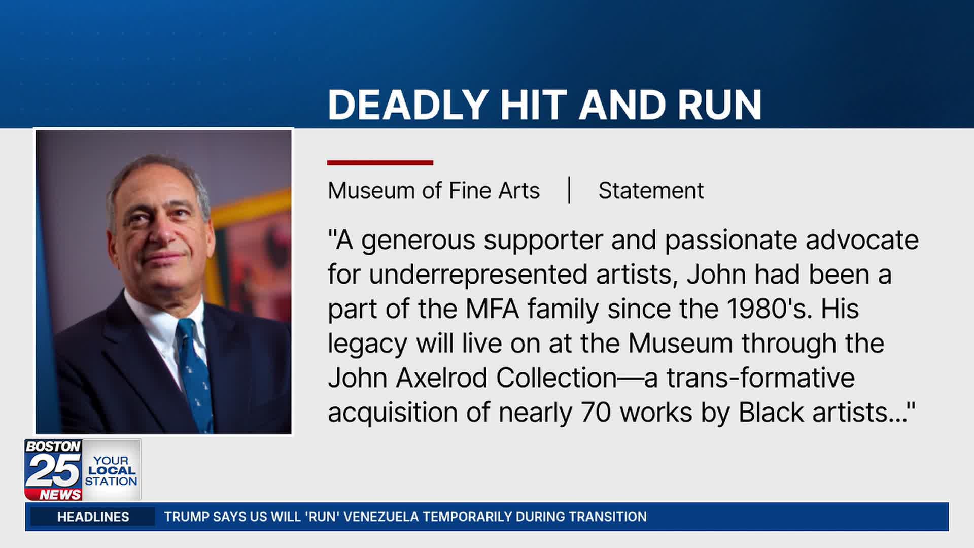 Man killed in Boston hit-and-run crash was benefactor to Museum of Fine ...