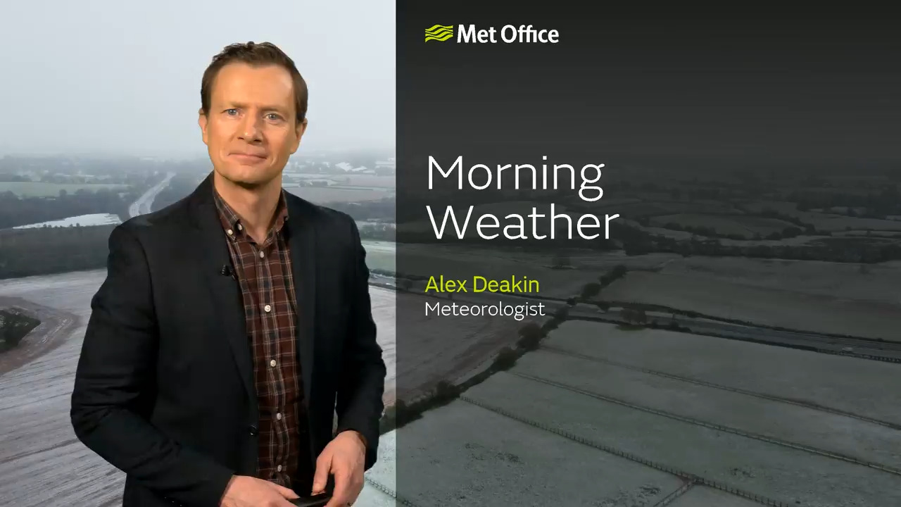 Met Office Tuesday morning weather forecast 06/01/2026