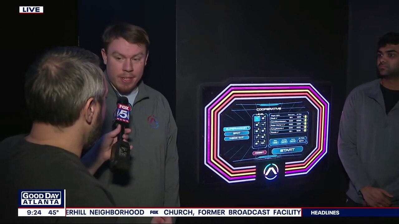 Game demonstration at Activate Atlanta Alpharetta