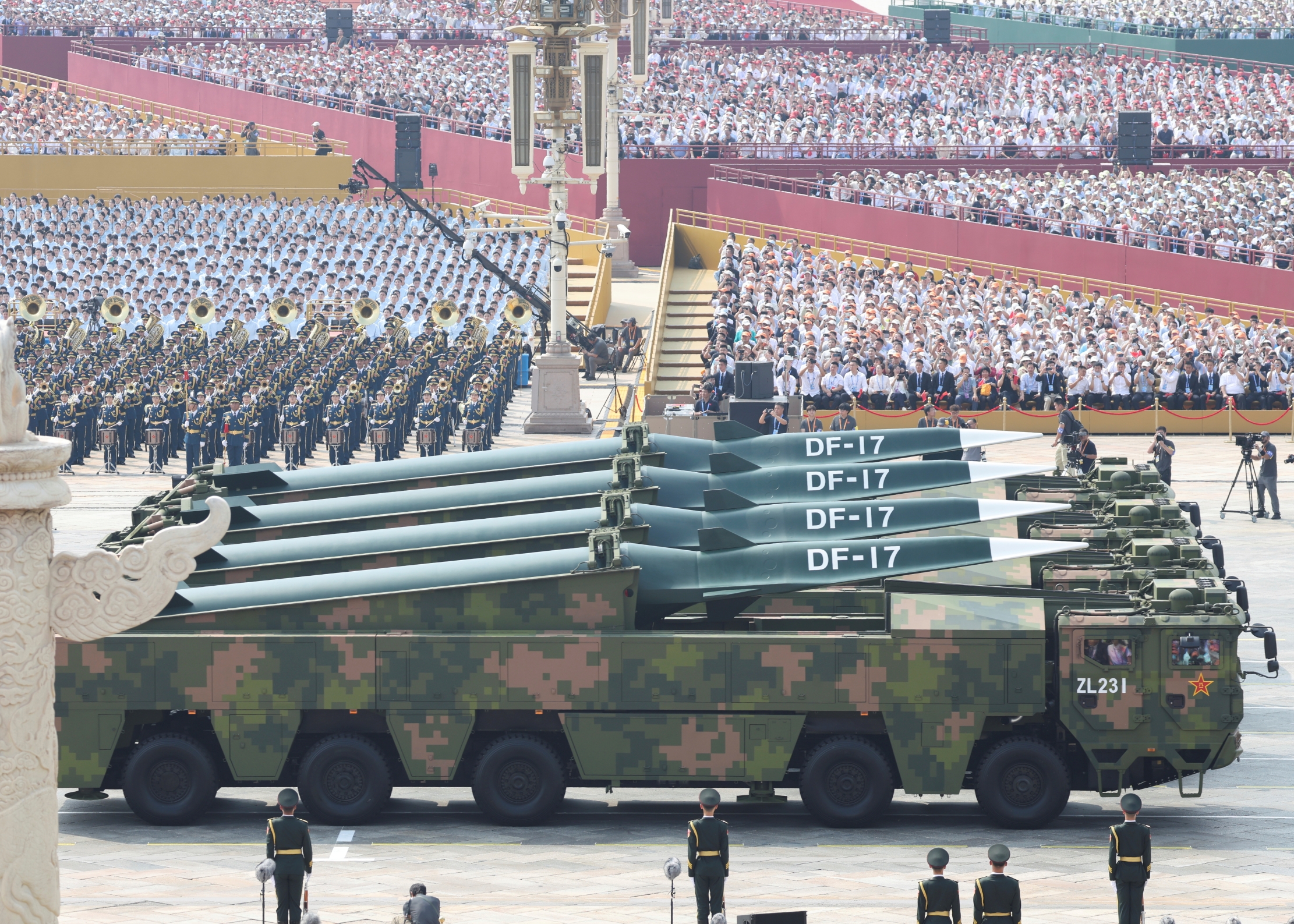 China flexes hypersonic missile in new military drills