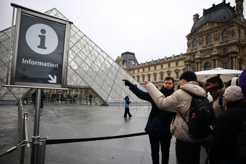 Paris' Louvre Museum opens but some parts stay closed as staff resume ...