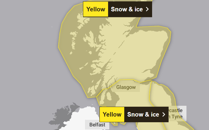New Met Office weather warning issued for Glasgow as city braces for ...