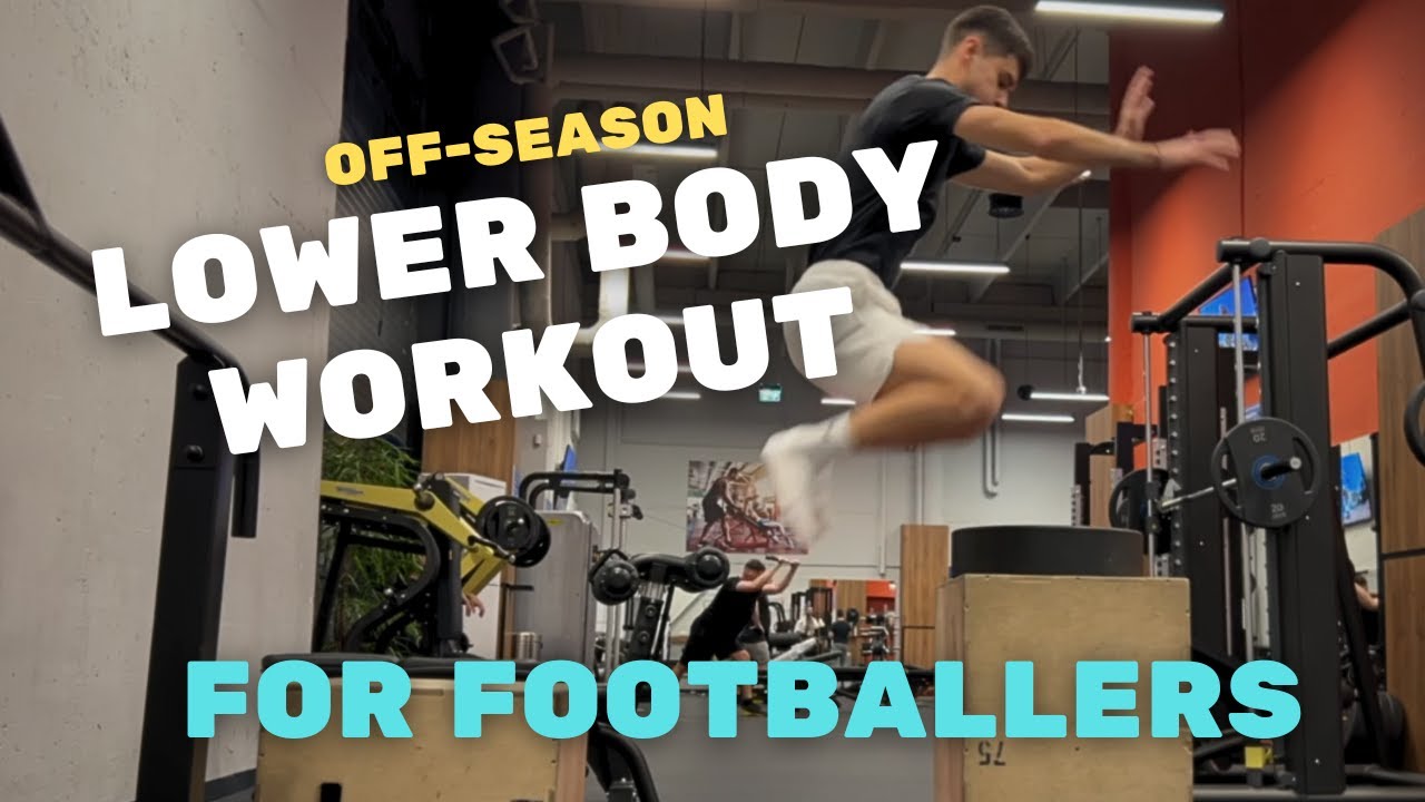 Off-season lower body training program for football players