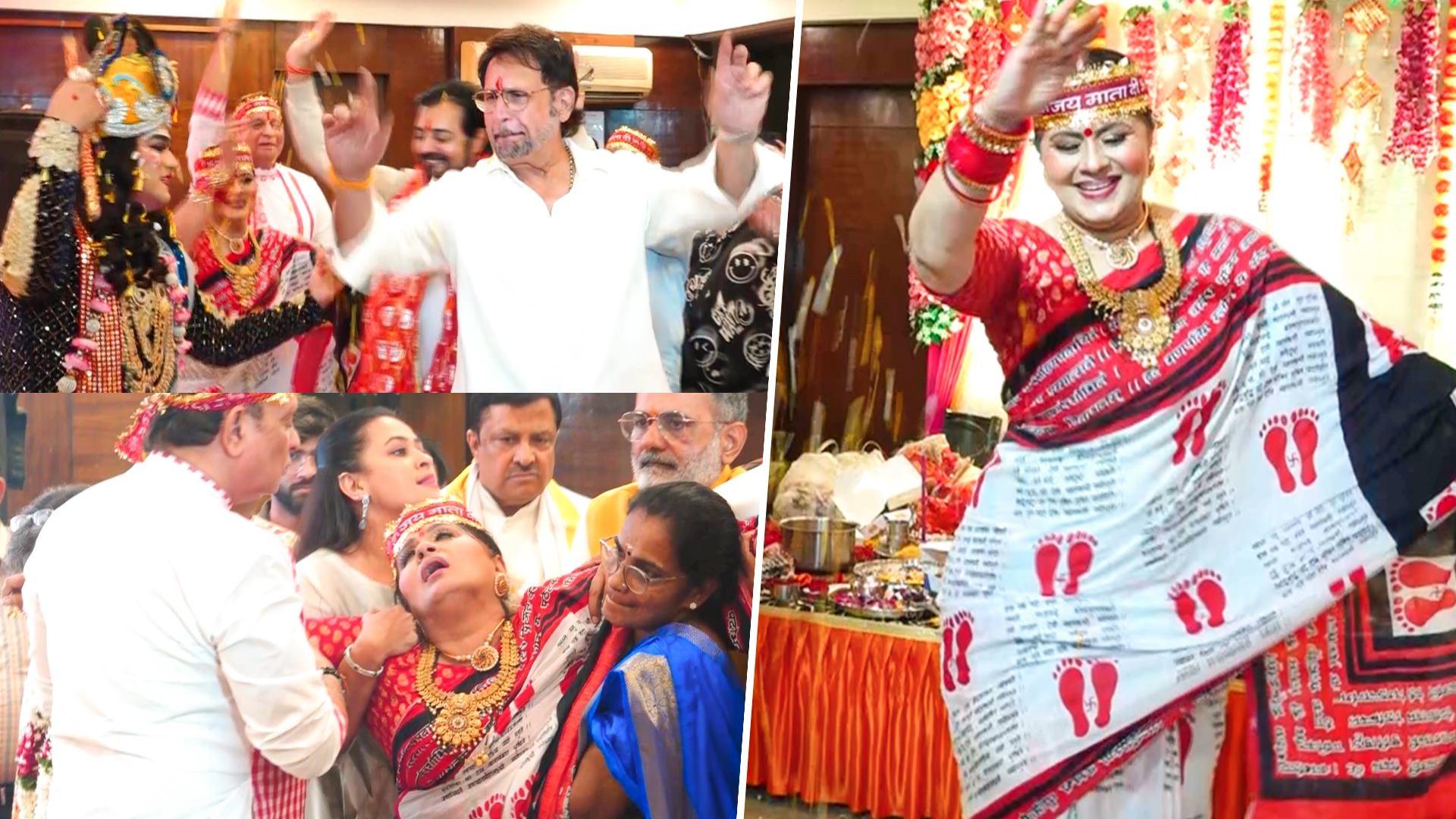Sudha Chandran Gets Overwhelmed During Mata Ki Chowki As Devotion Takes ...