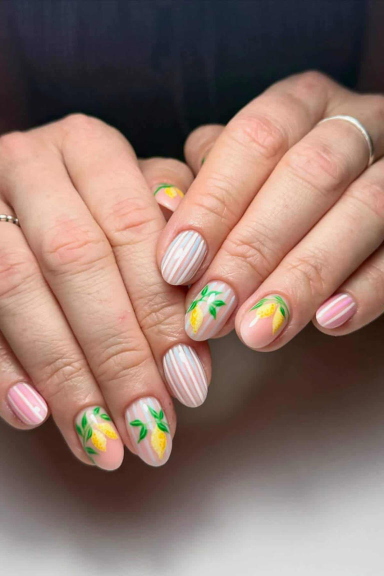 40 stripe nail ideas perfect for everyday wear