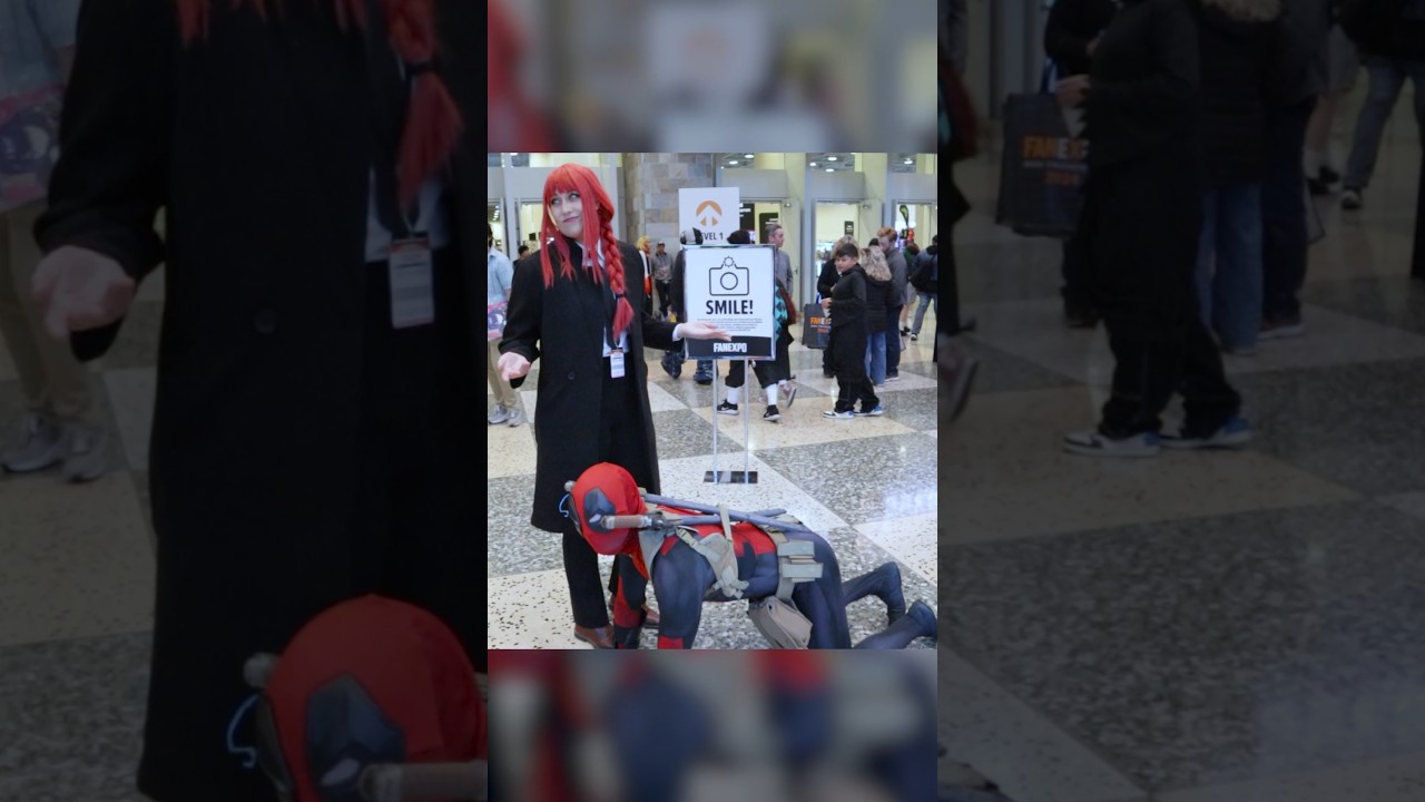 Deadpool meets Miss Makima #deadpool #makima #cosplay