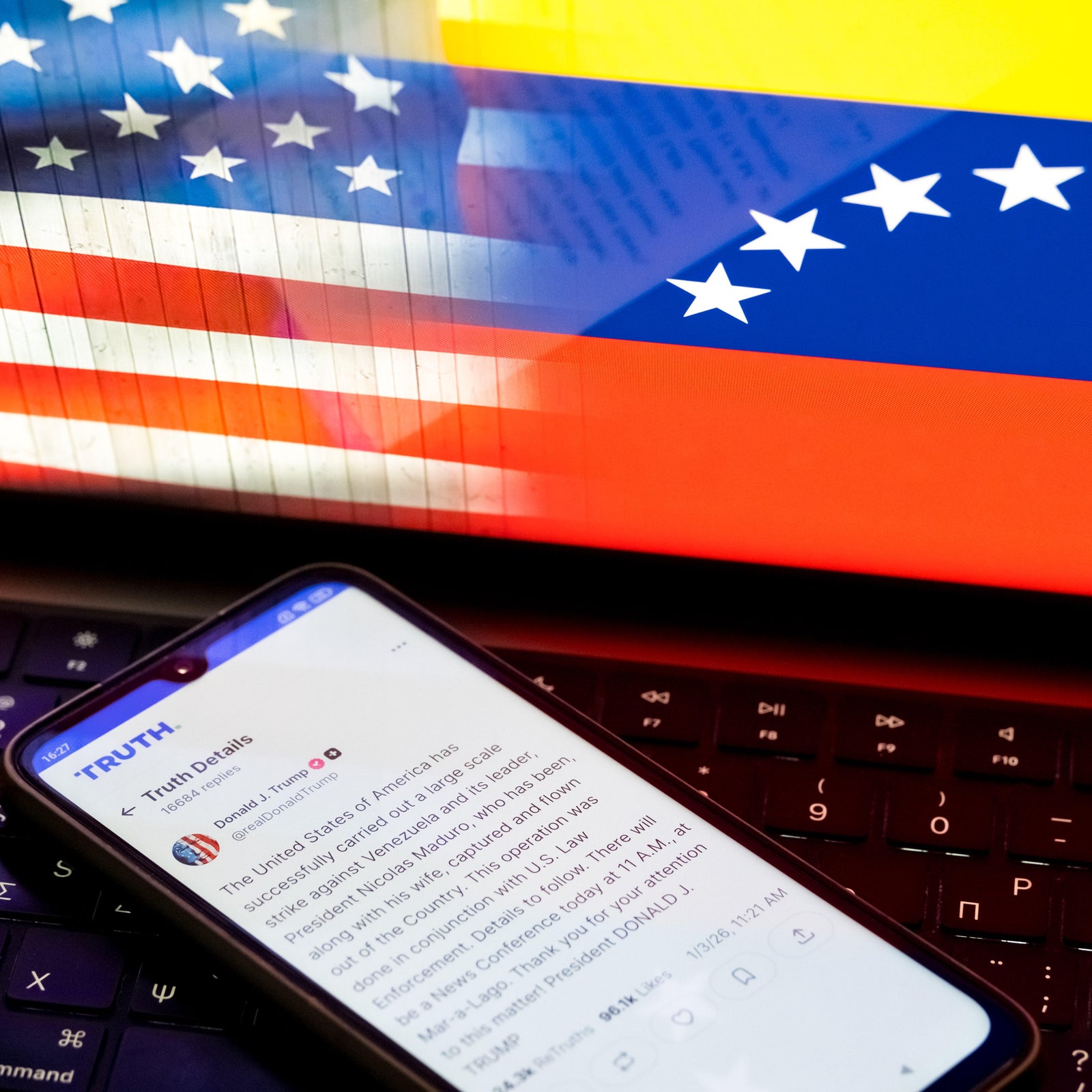 AI-generated images, old footage circulate on social media after Maduro ...