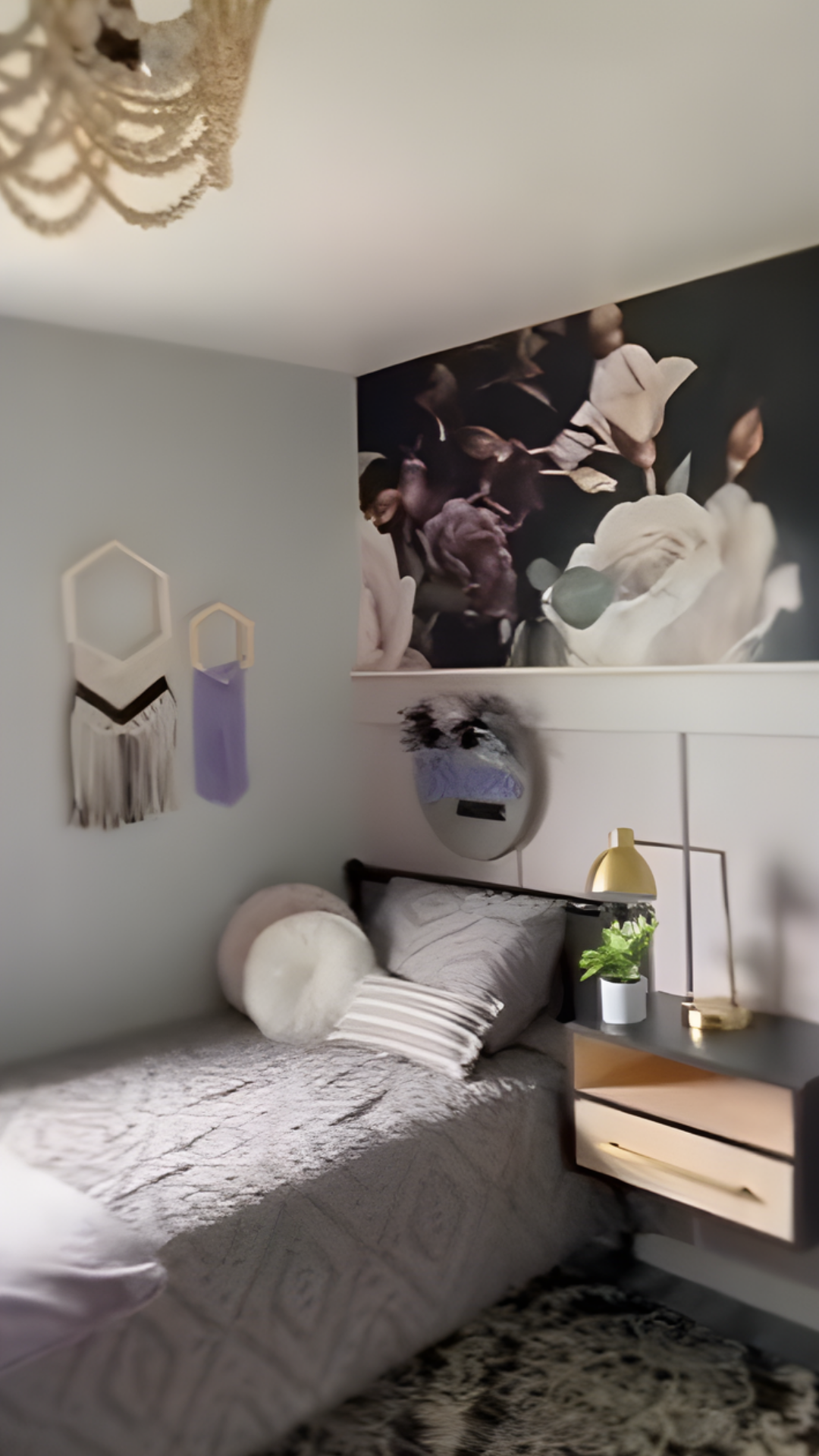 Magical Disney villains theme girl's room makeover