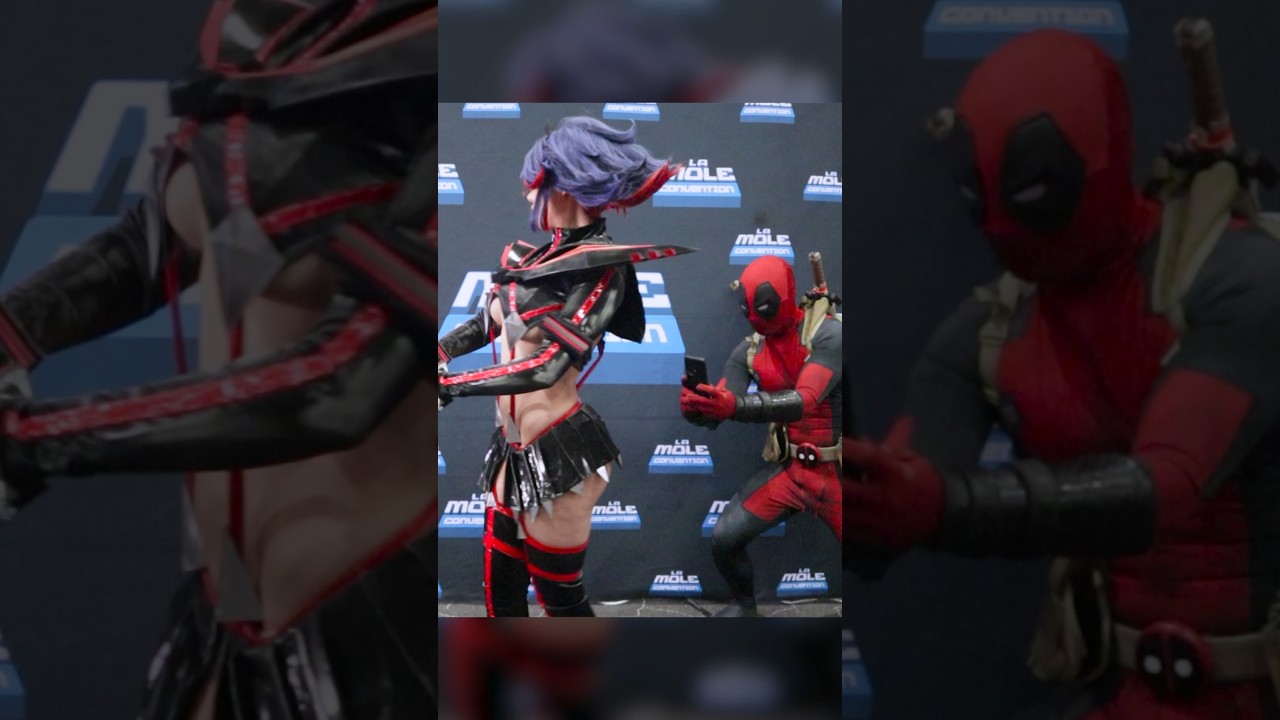 Deadpool finds Ryuko Matoi #deadpool #anime #cosplay