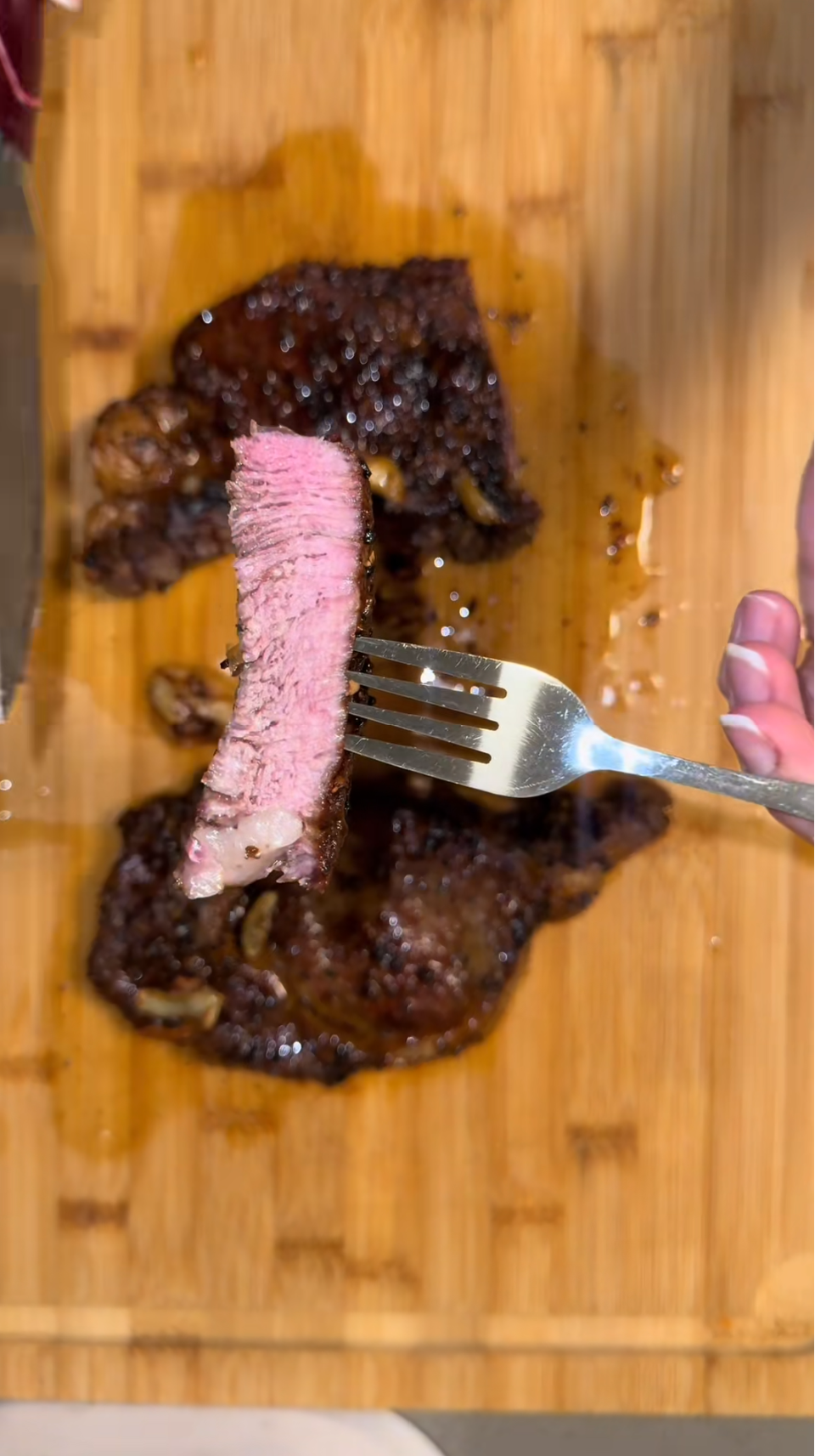 Juicy well-done steak recipe