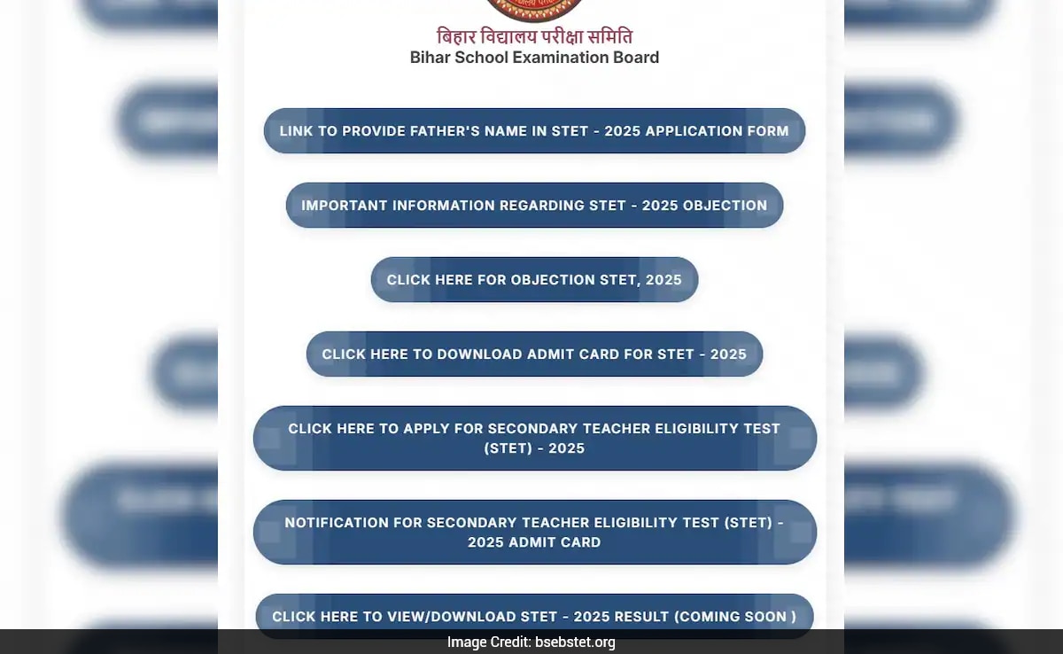 Bihar BSEB STET 2025 result: Scorecard link released, download directly ...