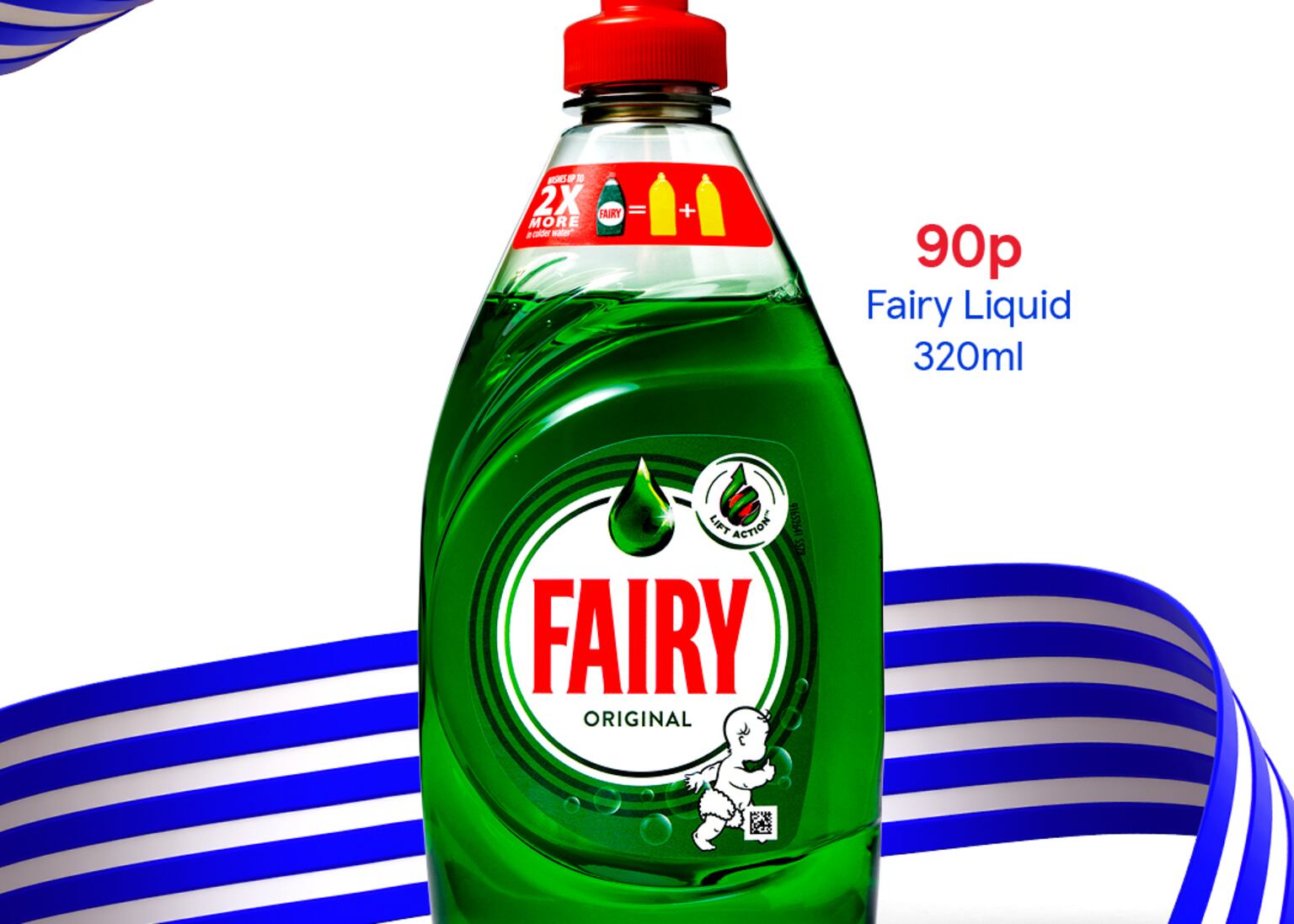 Tesco brings back blue and white striped Value logo