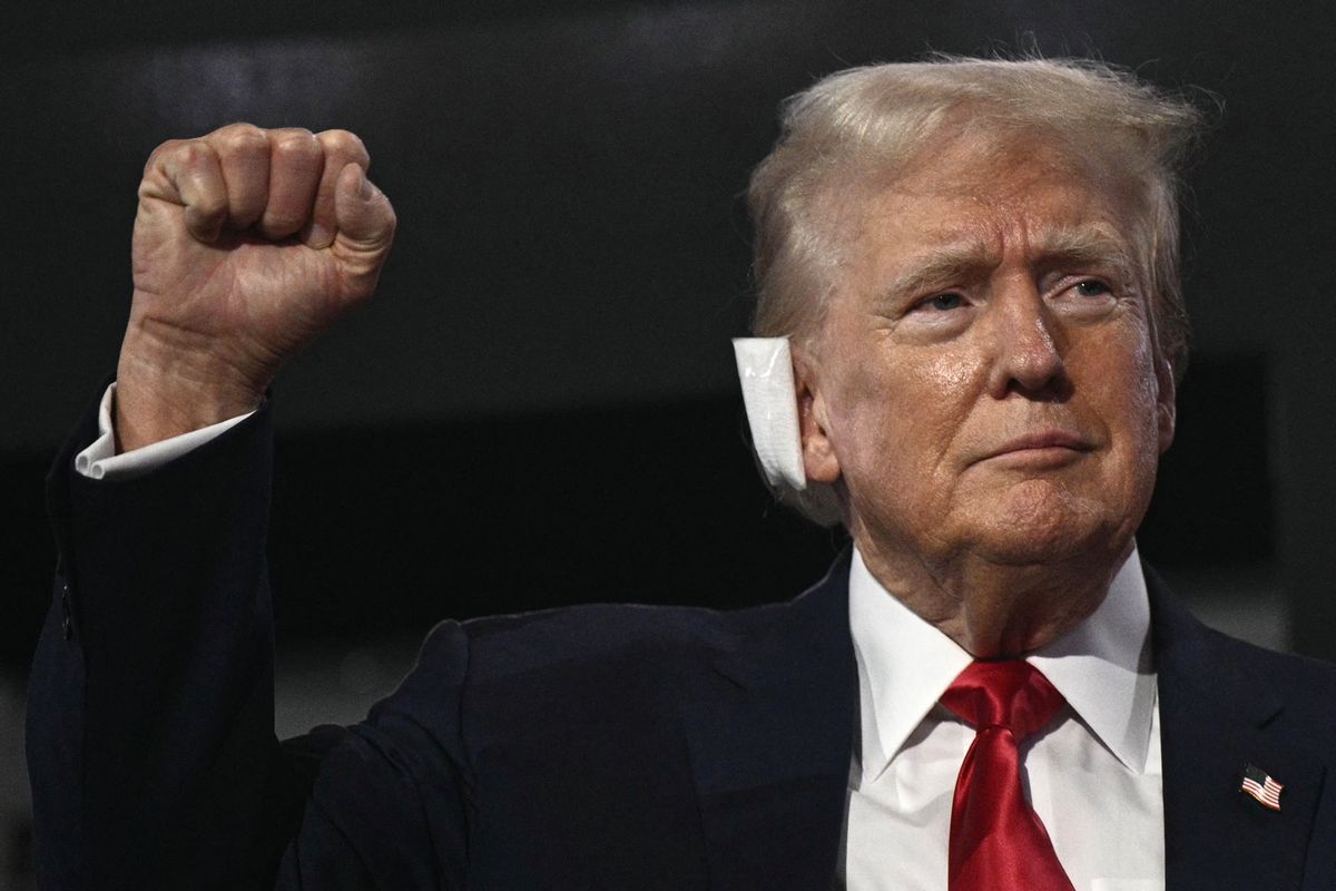 Did Trump say his ear started 'regrowing' the day after he was shot?
