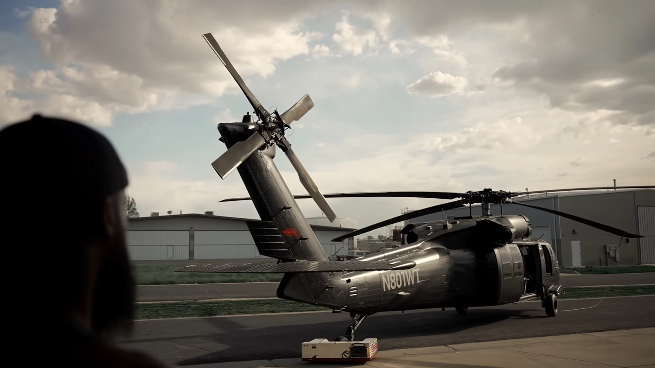 What it takes to test his new gear on a civilian-operated Black Hawk ...
