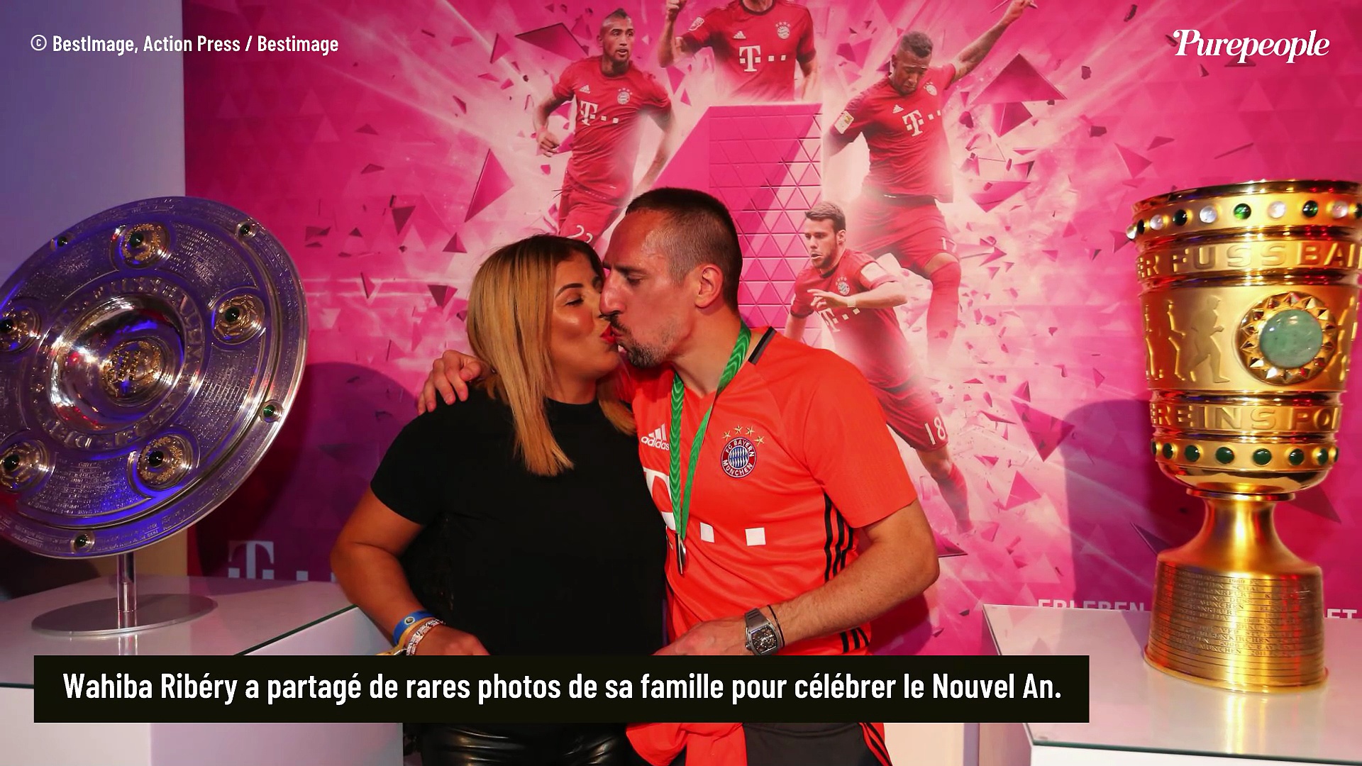 Wahiba Ribery en famille : la femme de l’ancien footballeur Franck ...